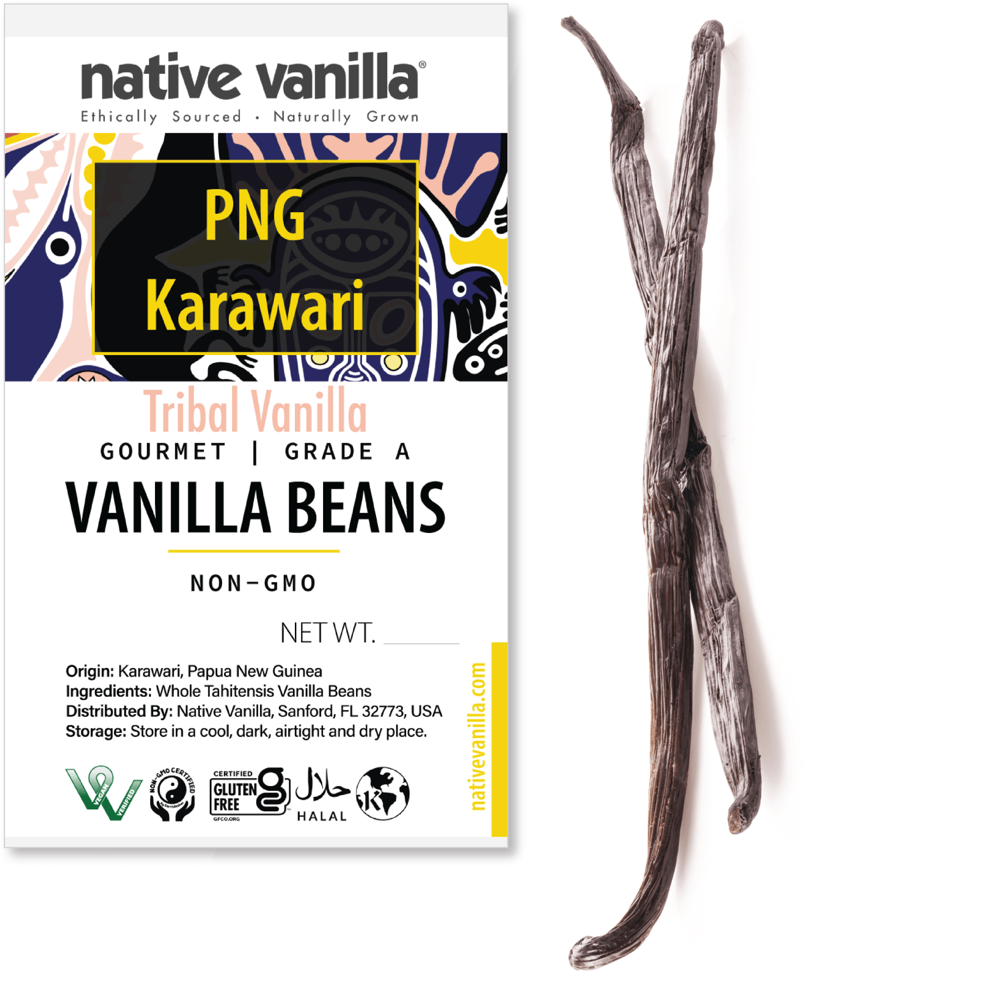 Papua New Guinea, Karawari - Gourmet Vanilla Beans - Grade A | Native ...