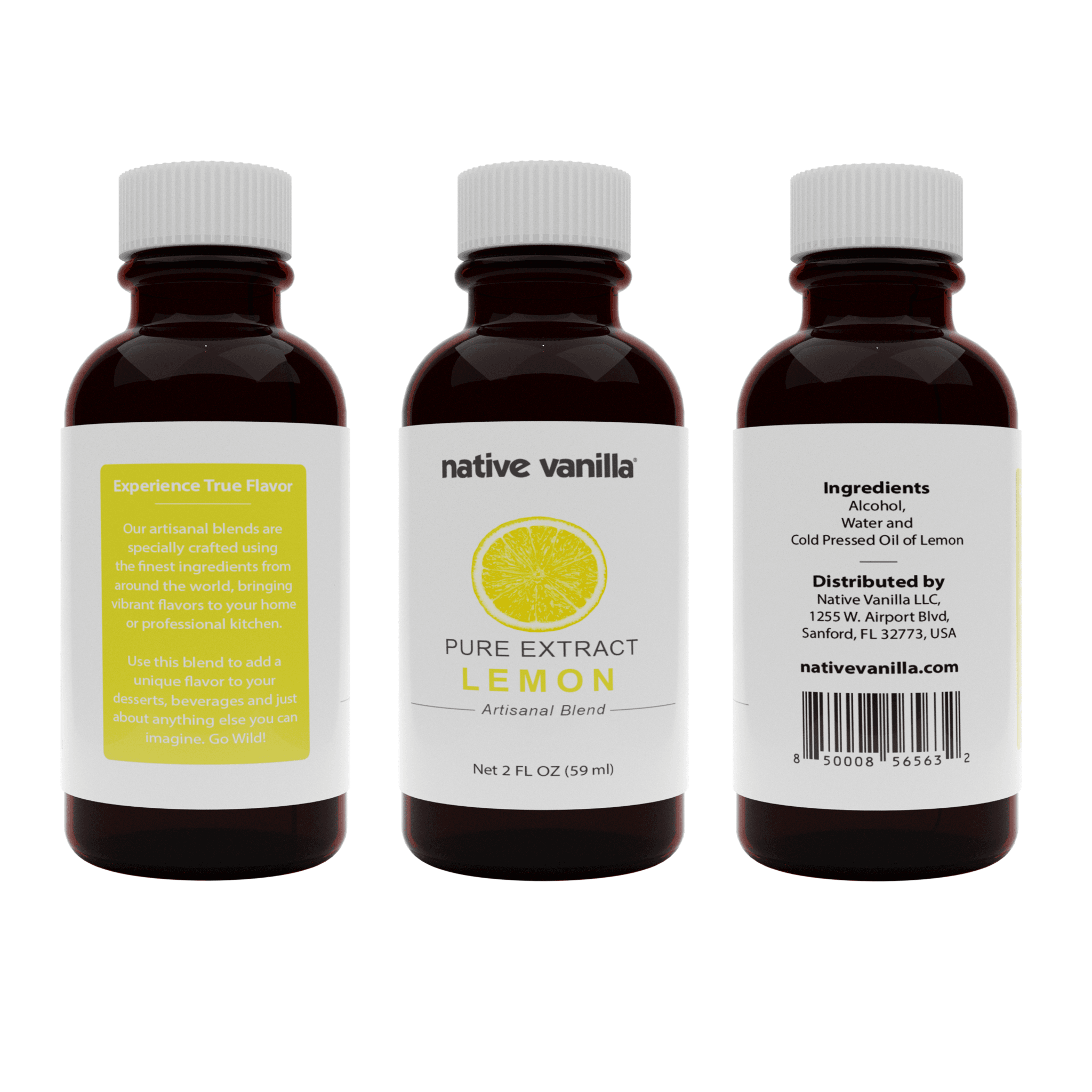 Lemon Extract | Kosher | Native Vanilla